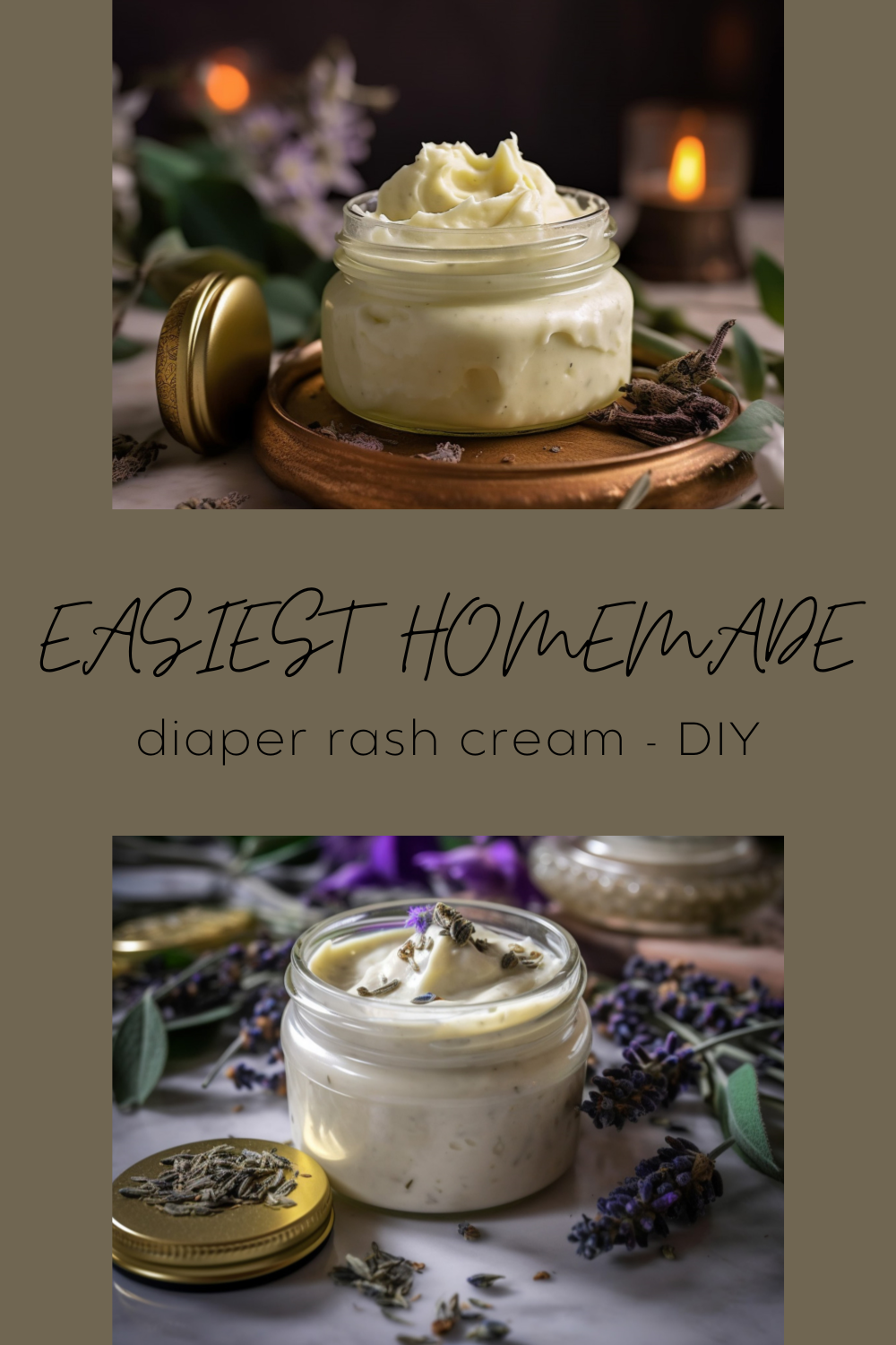 Easiest Homemade Diaper Rash Cream DIY - our homemade house